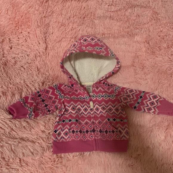 Carter's | Jackets & Coats | Carters Like New 3m Pink Aztec Fleece ...